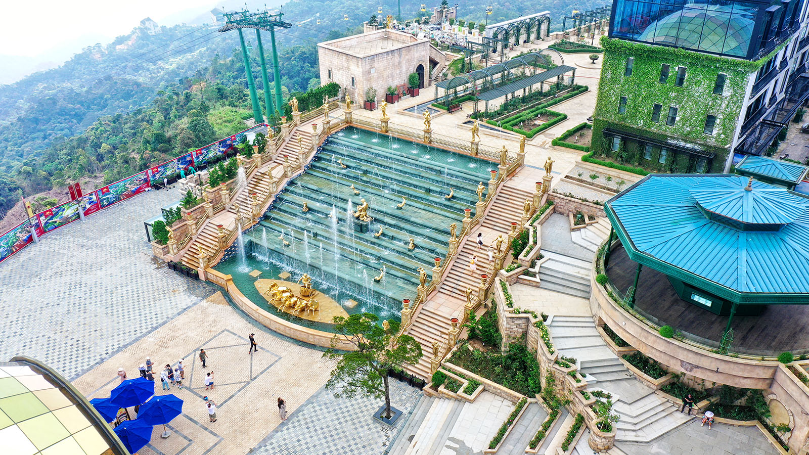 The Grand Cascade in Sun World Ba Na Hills - Da Nang Leisure