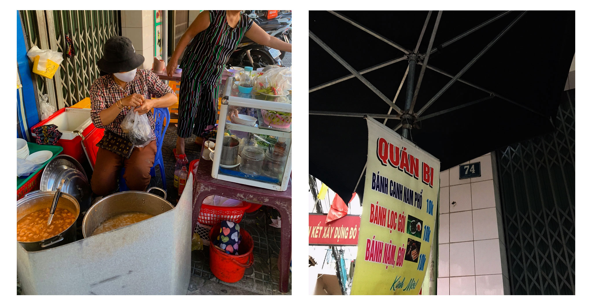 The Nam Pho Bread Soup Stall on Trung Nu Vuong Street - A local place ...