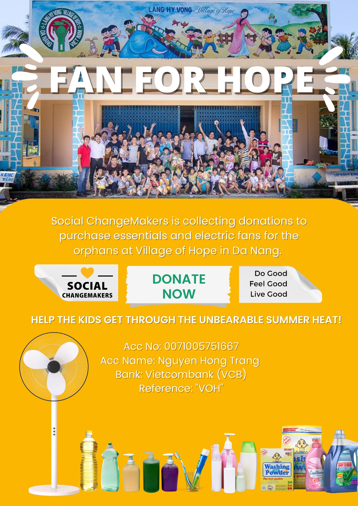 SCM March Charity - Fan For Hope - Da Nang Leisure