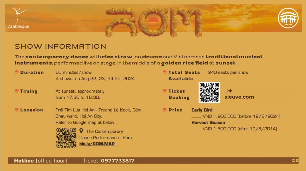 The Contemporary Dance Performance "RƠM" in Hoi An - Da Nang Leisure